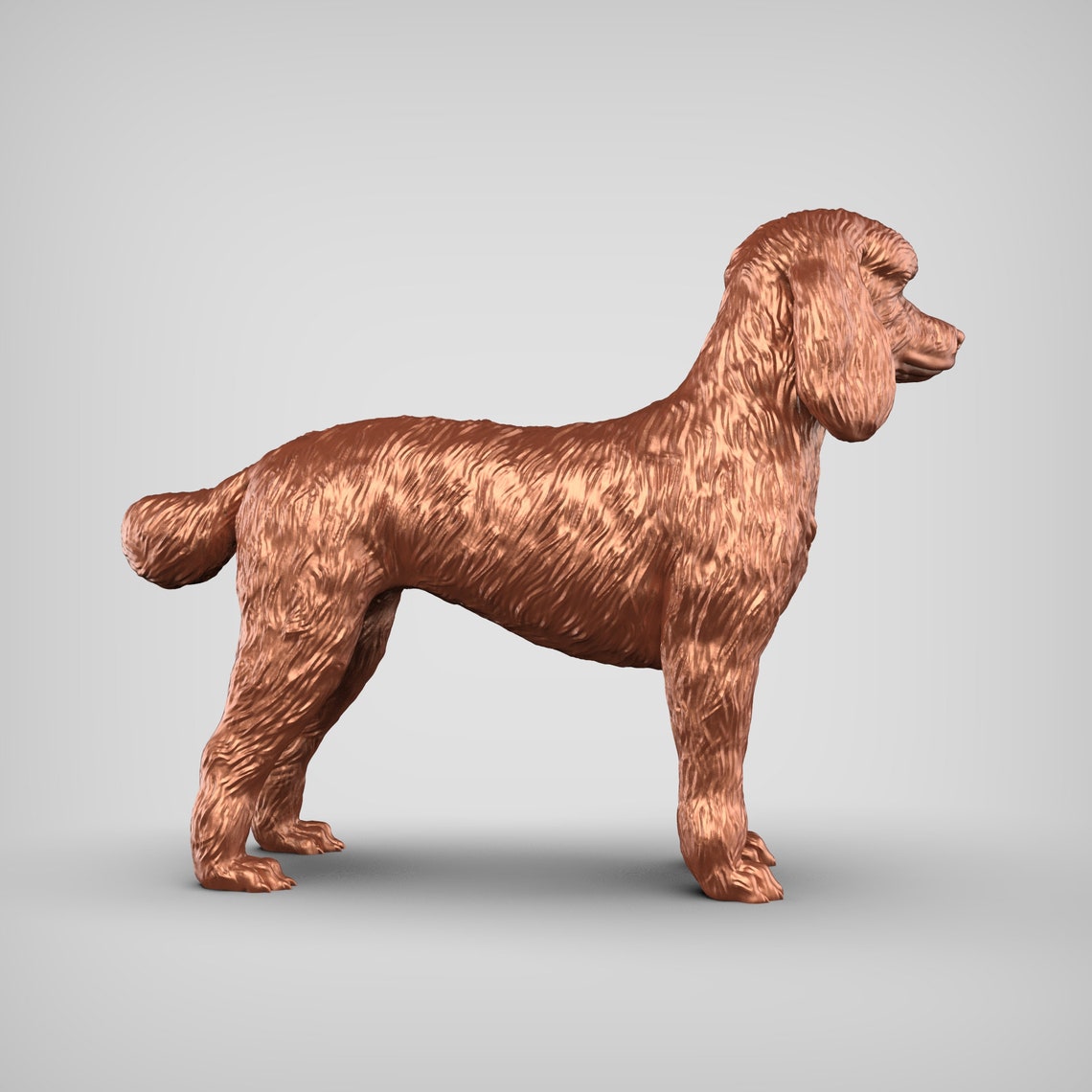 Large Poodle STL File 3D Print Model V1 - Etsy