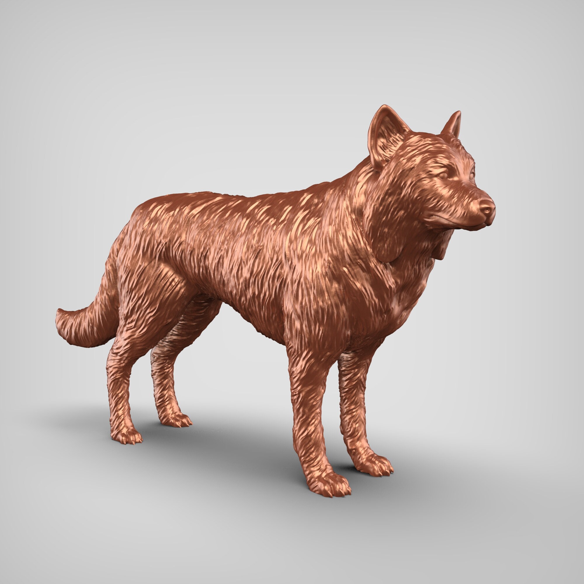 Border Collie STL File 3D Print Model V1 - Etsy