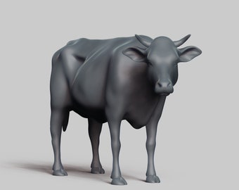 American Bison STL File 3D Print Model Pose 02 - Etsy