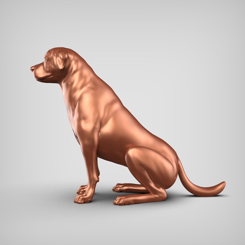 Rottweiler STL File 3D Print Model Pose 03 - Etsy