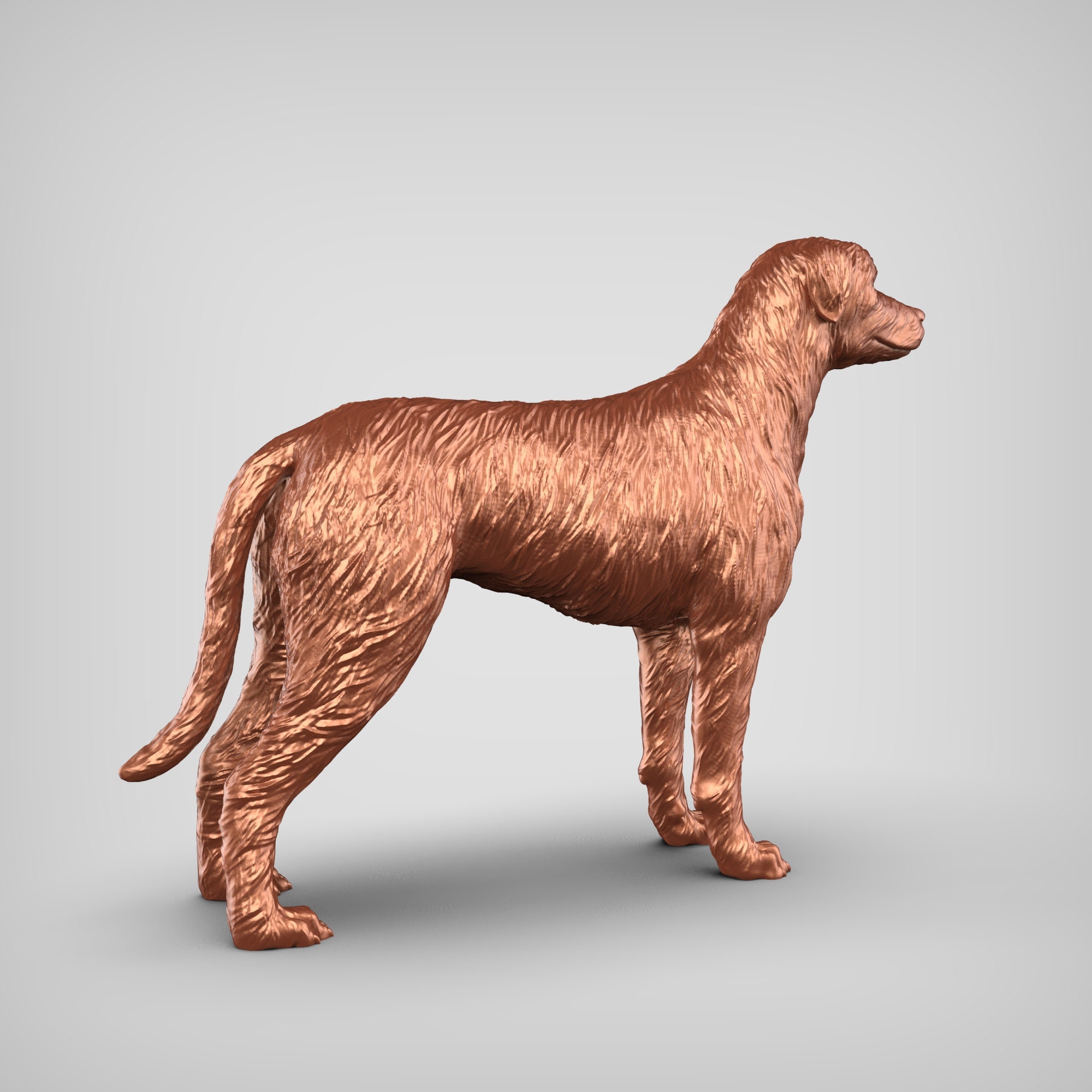 Irish Wolfhound STL File 3D Print Model V3 | Etsy