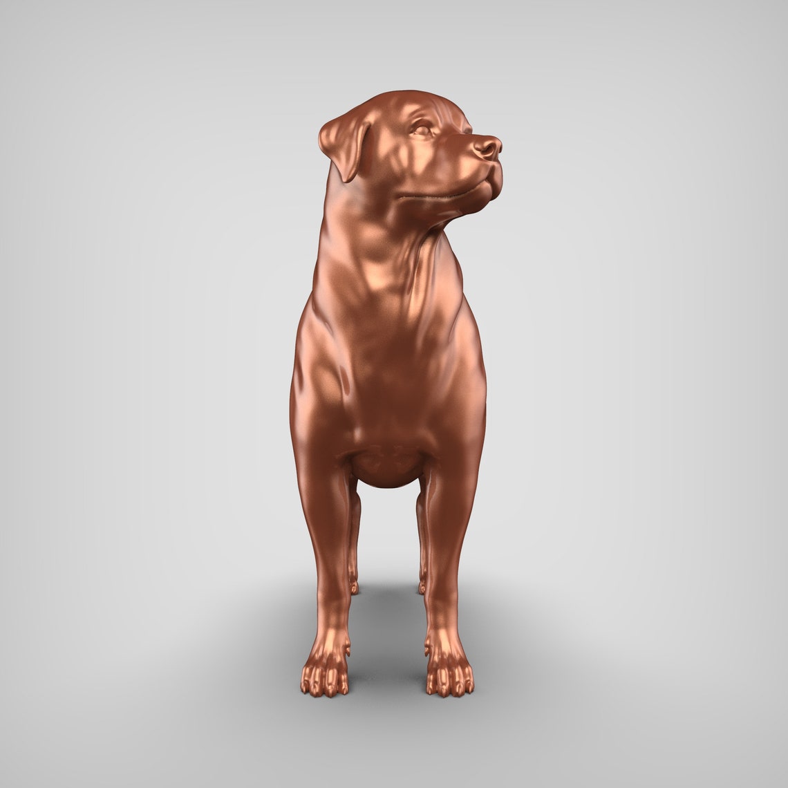 Rottweiler STL File 3D Print Model Pose 01 - Etsy