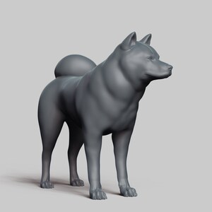 Shiba Inu STL File 3D Print Model V1 - Etsy Canada