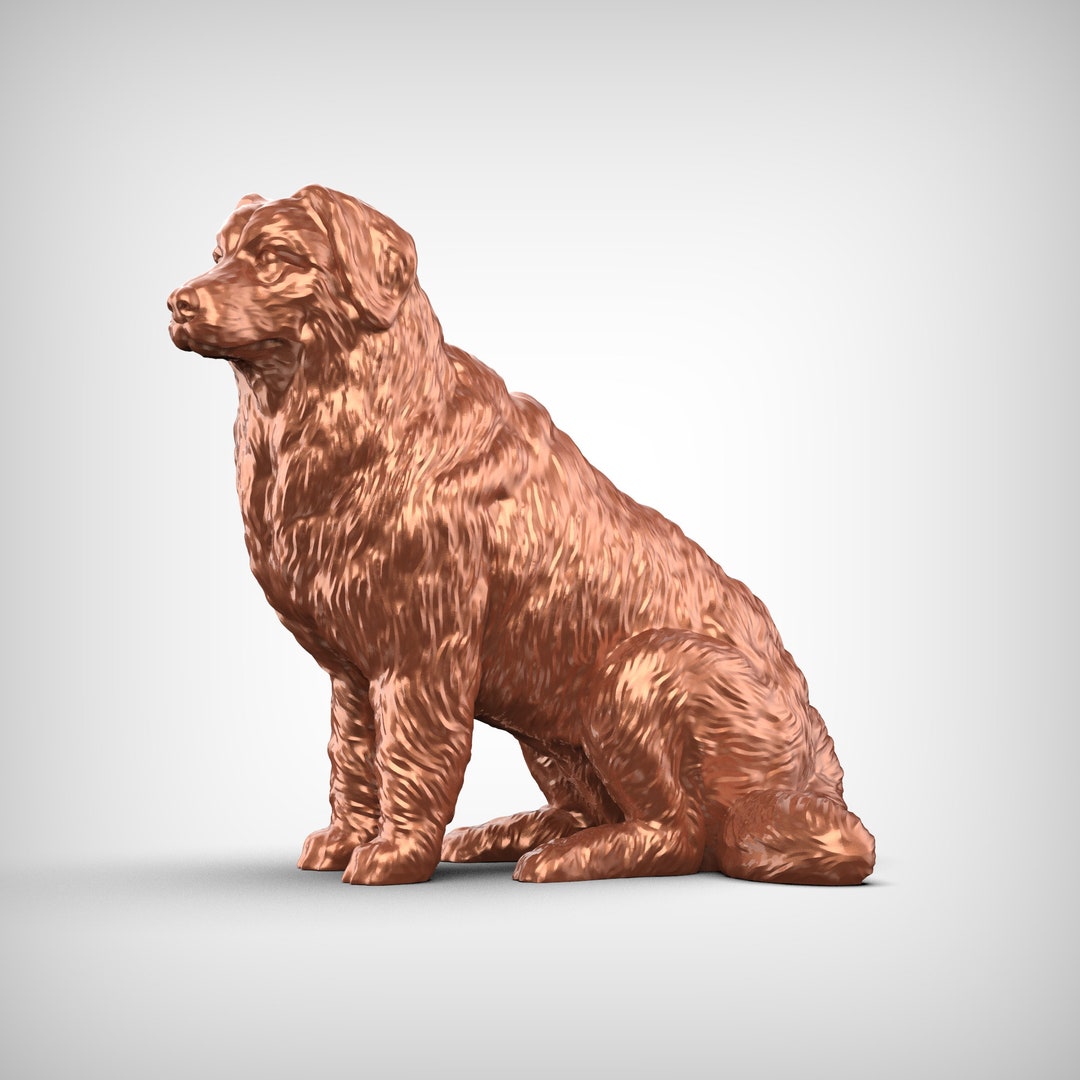 Bernese Mountain Dog 3D Print Model Pose 05 - Etsy