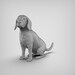 Beagle STL File 3D Print Model Pose 03 - Etsy