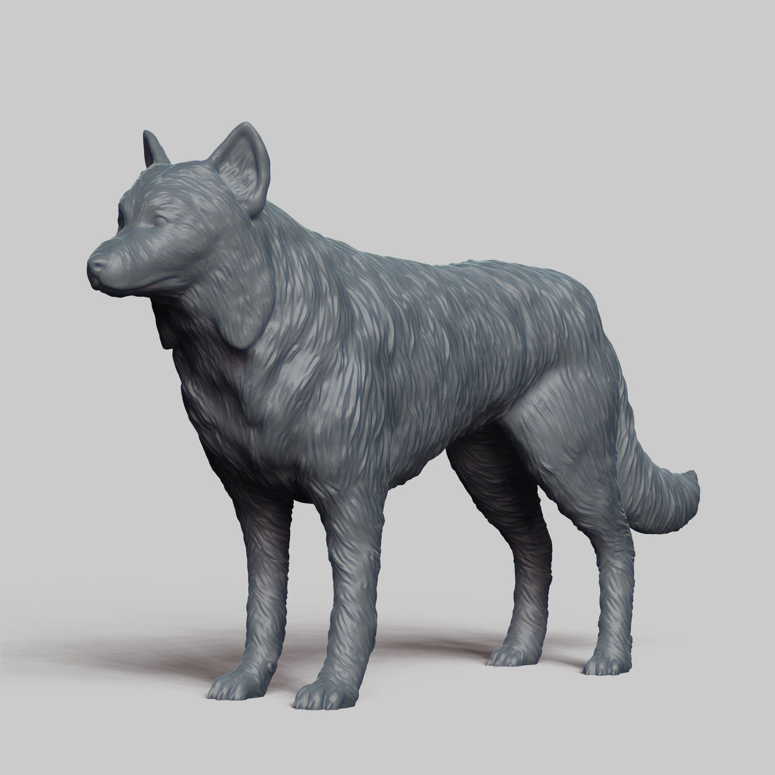 Border Collie STL File 3D Print Model V3 | Etsy