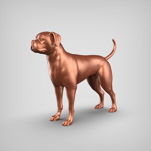 Boxer Dog STL File 3D Print Model V3 - Etsy