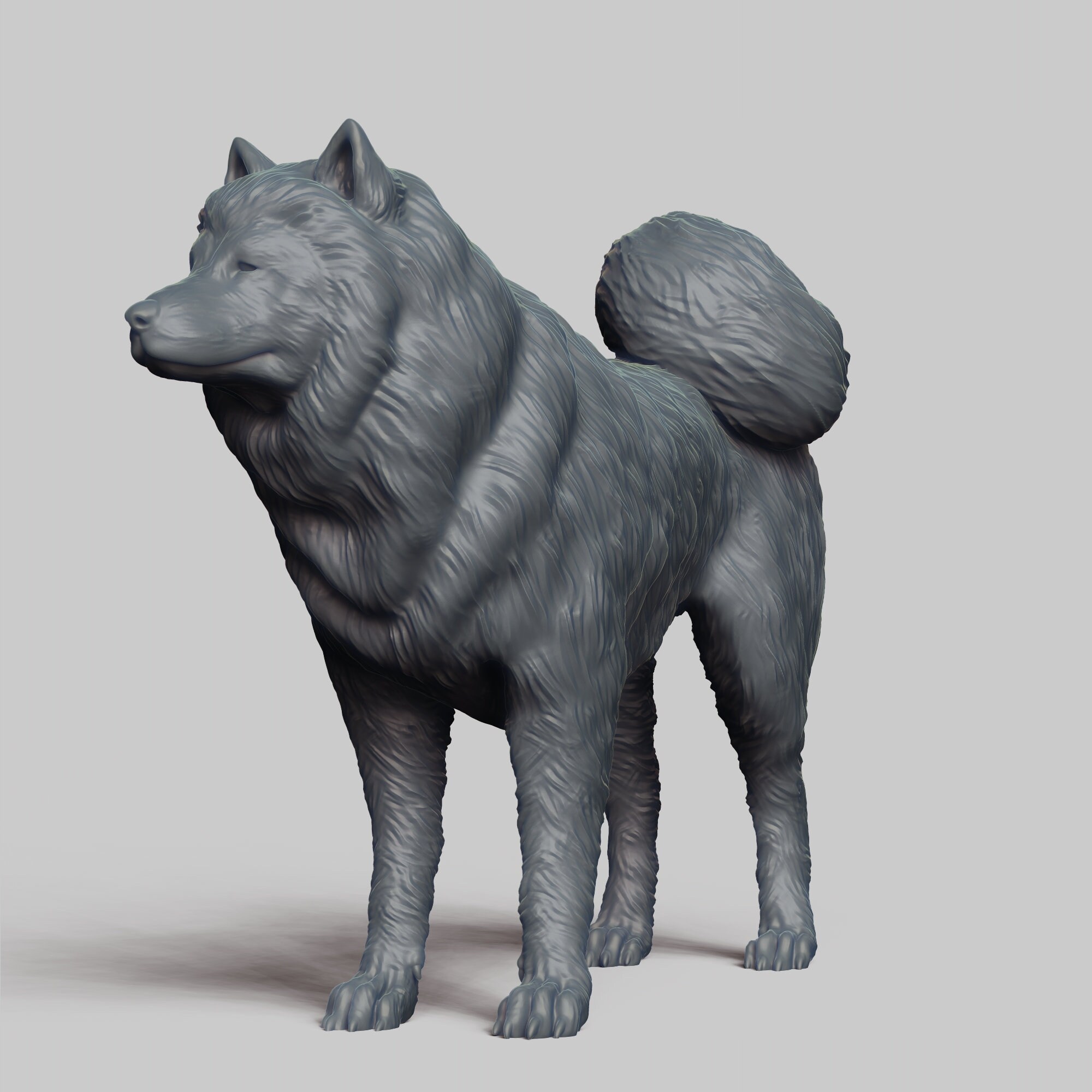 Samoyed STL File 3D Print Model V2 - Etsy UK