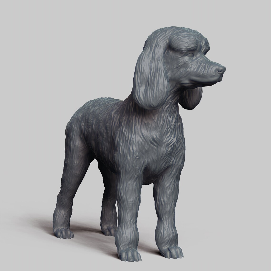 Large Poodle STL File 3D Print Model V1 - Etsy