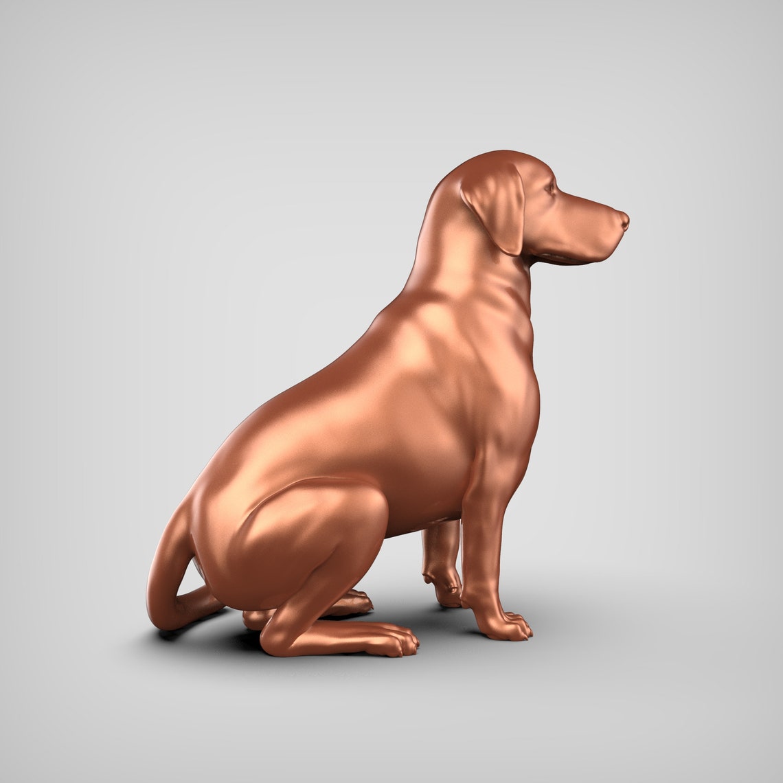 Labrador Retriever STL File 3D Print Model Pose 03 - Etsy