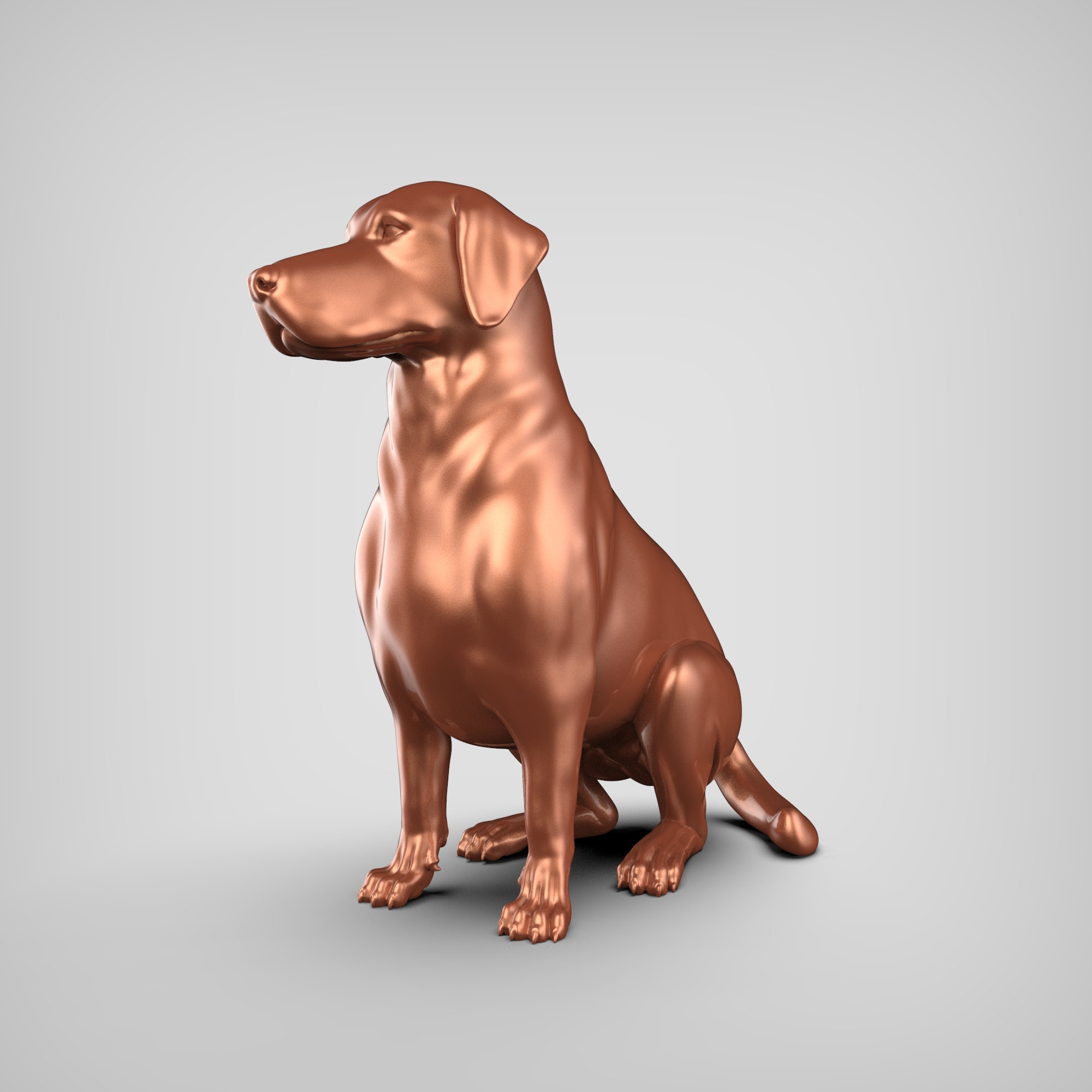 Labrador Retriever STL File 3D Print Model Pose 03 - Etsy