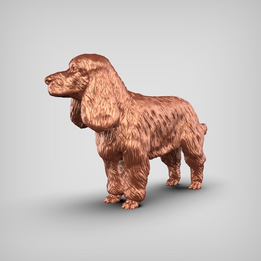 English Cocker Spaniel STL File 3D Print Model V1 - Etsy