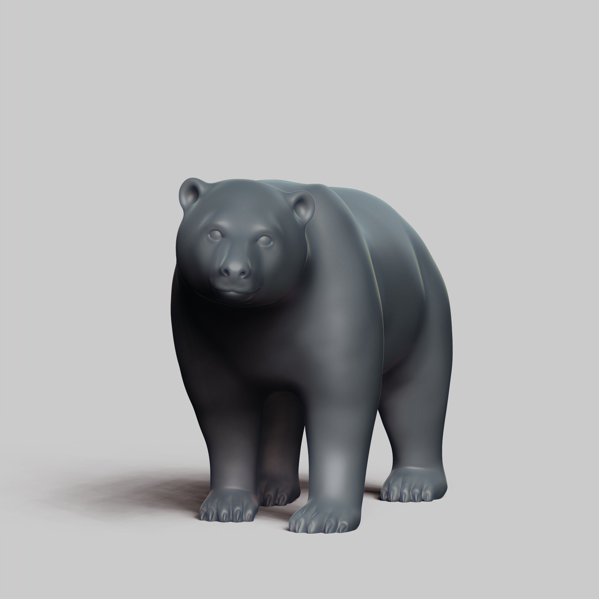 Polar Bear STL File 3D Print Model Pose 03 - Etsy Canada
