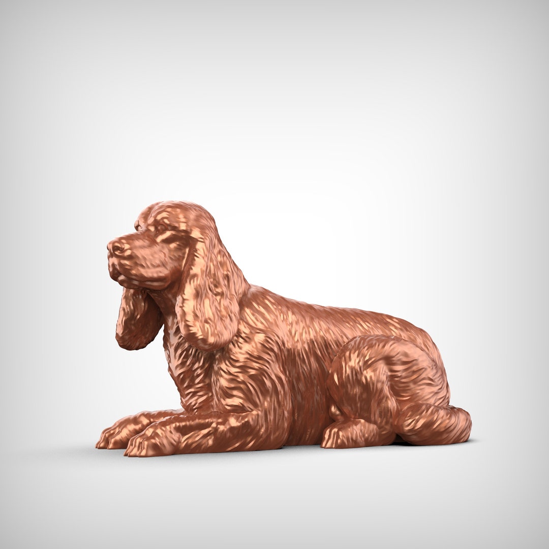Cocker Spaniel English Dog 3D Print Model Pose 08 - Etsy