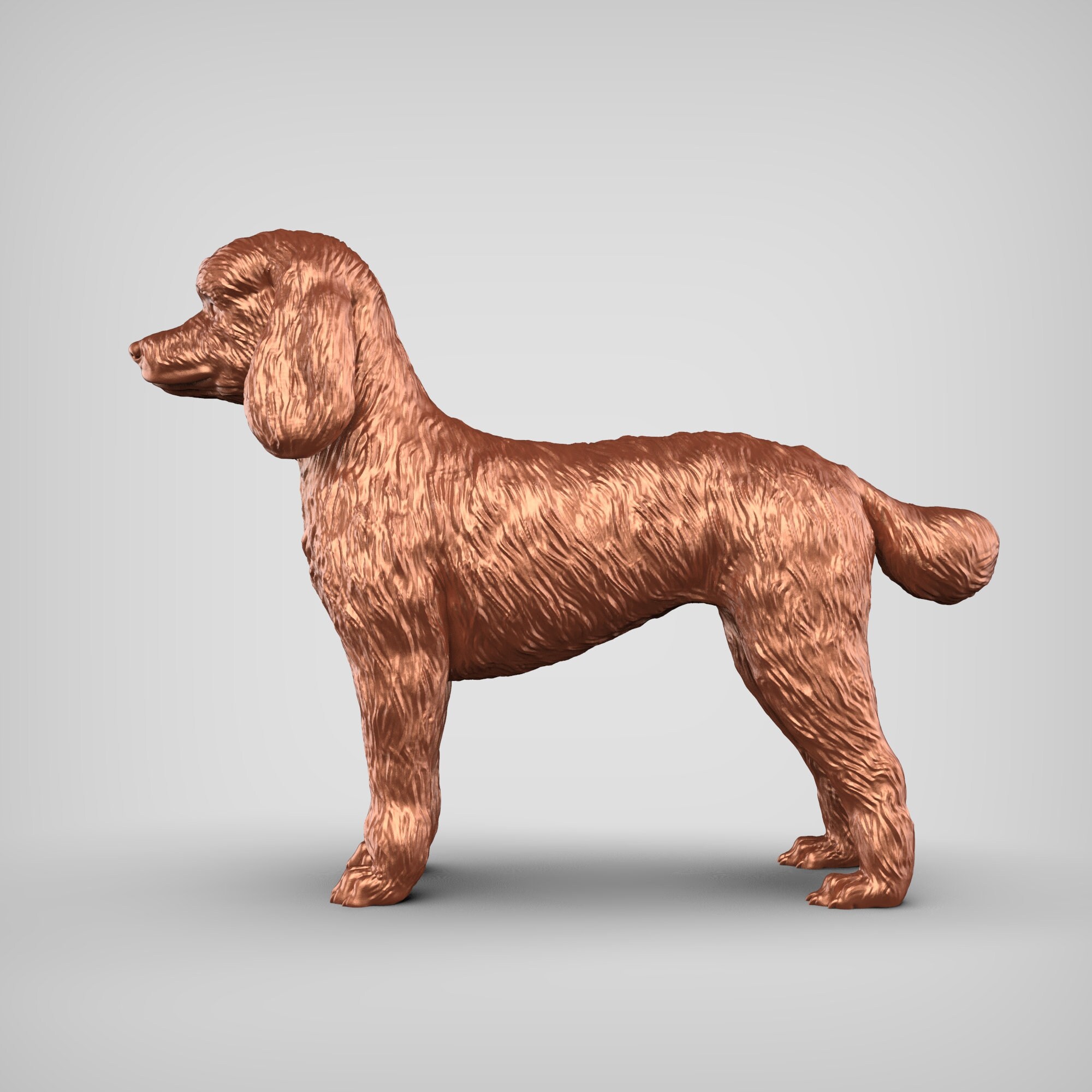 Large Poodle STL File 3D Print Model V3 - Etsy Australia