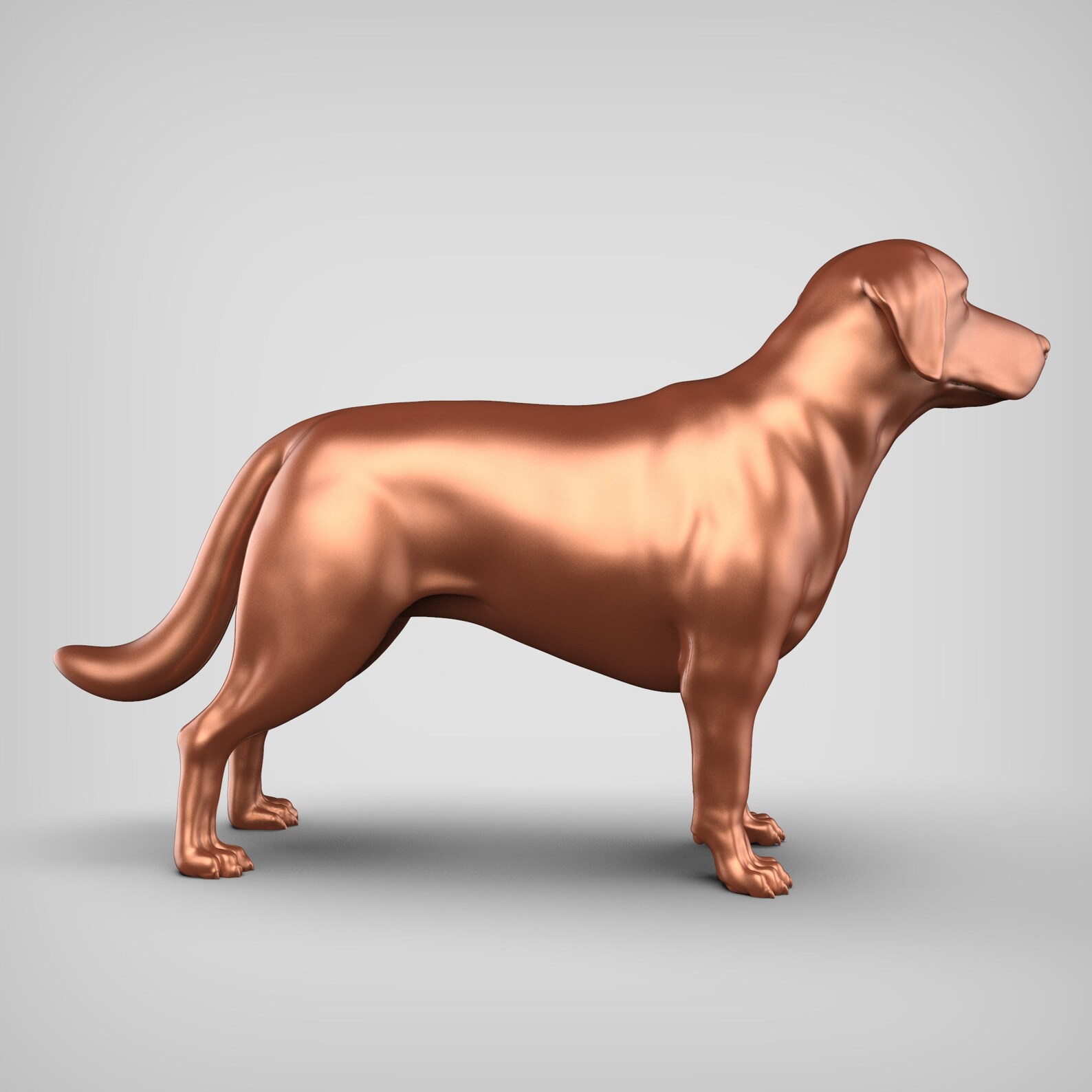 Labrador Retriever STL File 3D Print Model Pose 01 | Etsy