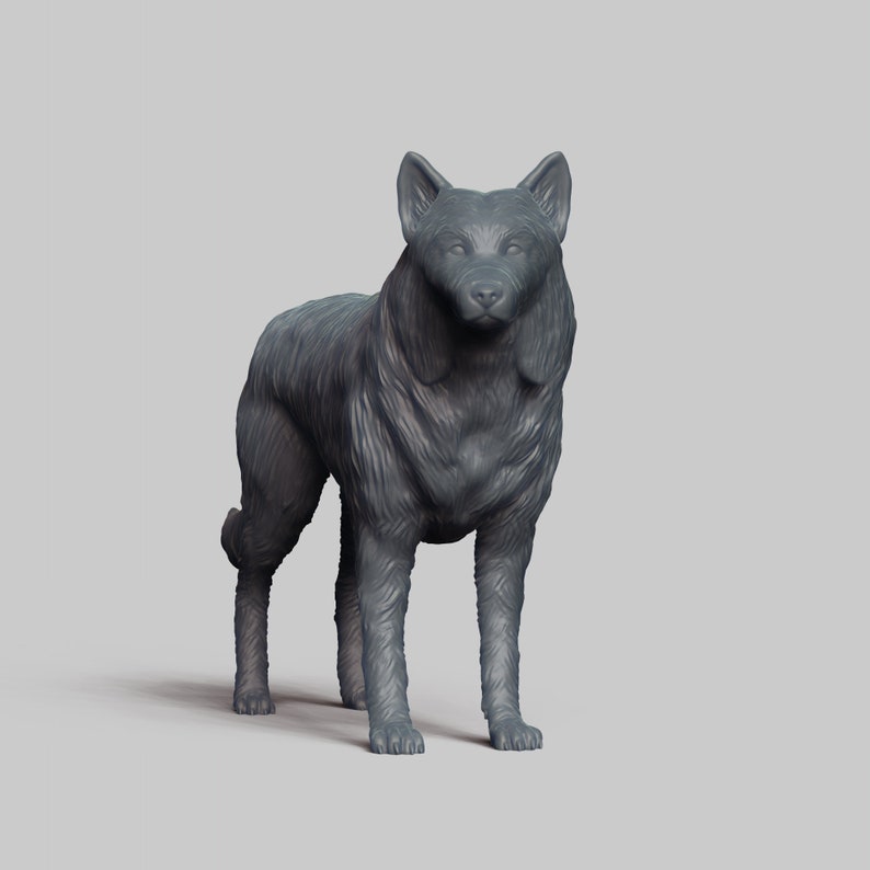Border Collie STL File 3D Print Model V1 - Etsy