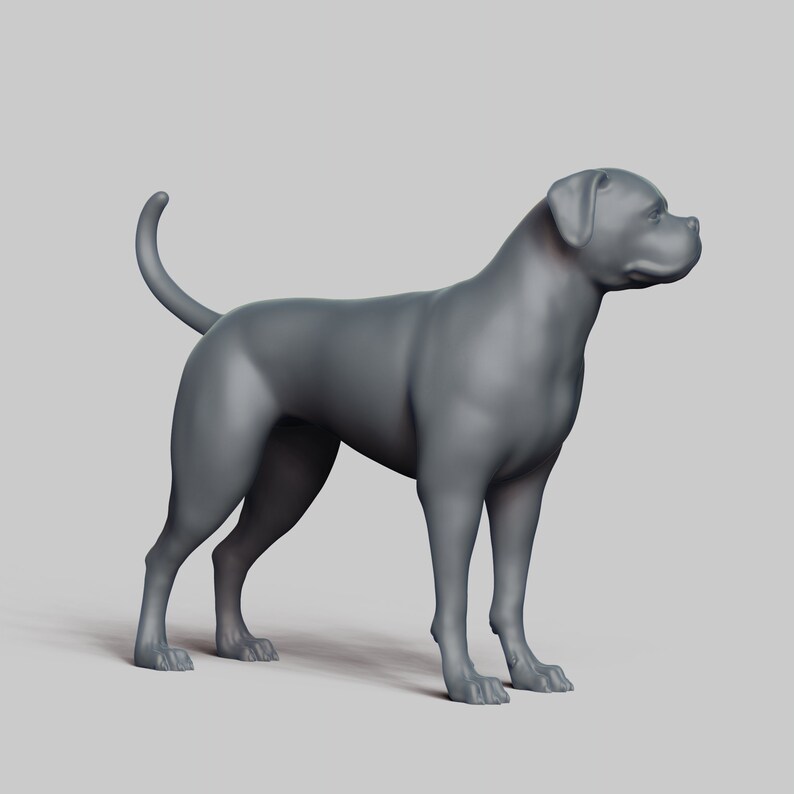 Boxer Dog STL File 3D Print Model V1 | Etsy Ireland