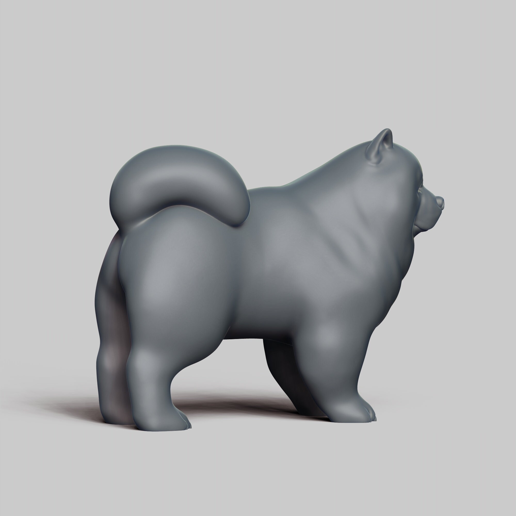 Chow Chow STL File 3D Print Model V1 | Etsy