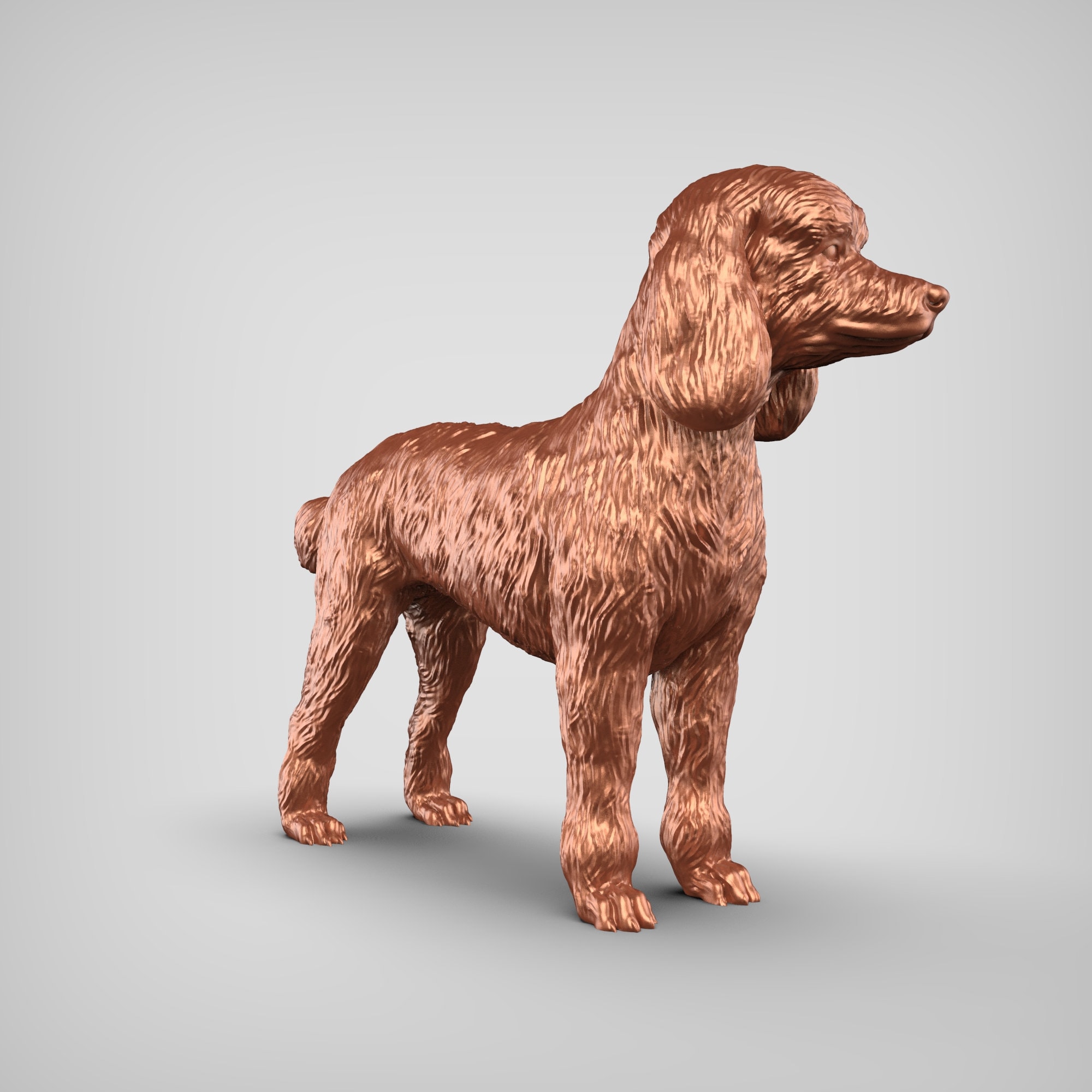 Large Poodle STL File 3D Print Model V1 - Etsy