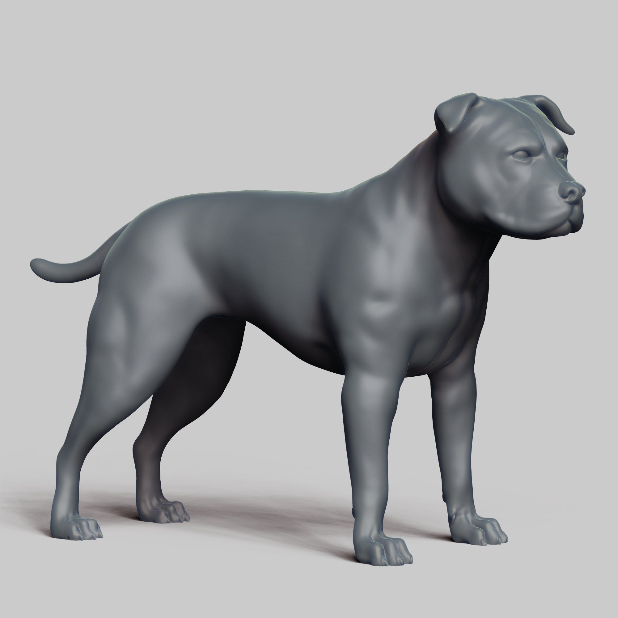 Staffy STL File 3D Print Model V1 | Etsy UK