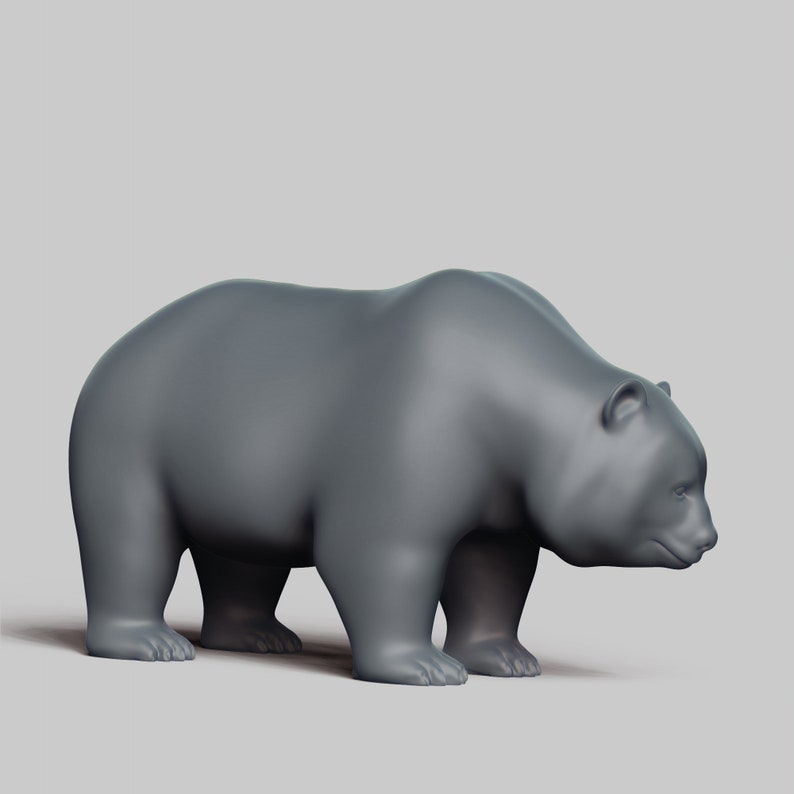 Giant Panda STL File 3D Print Model Pose 01 - Etsy