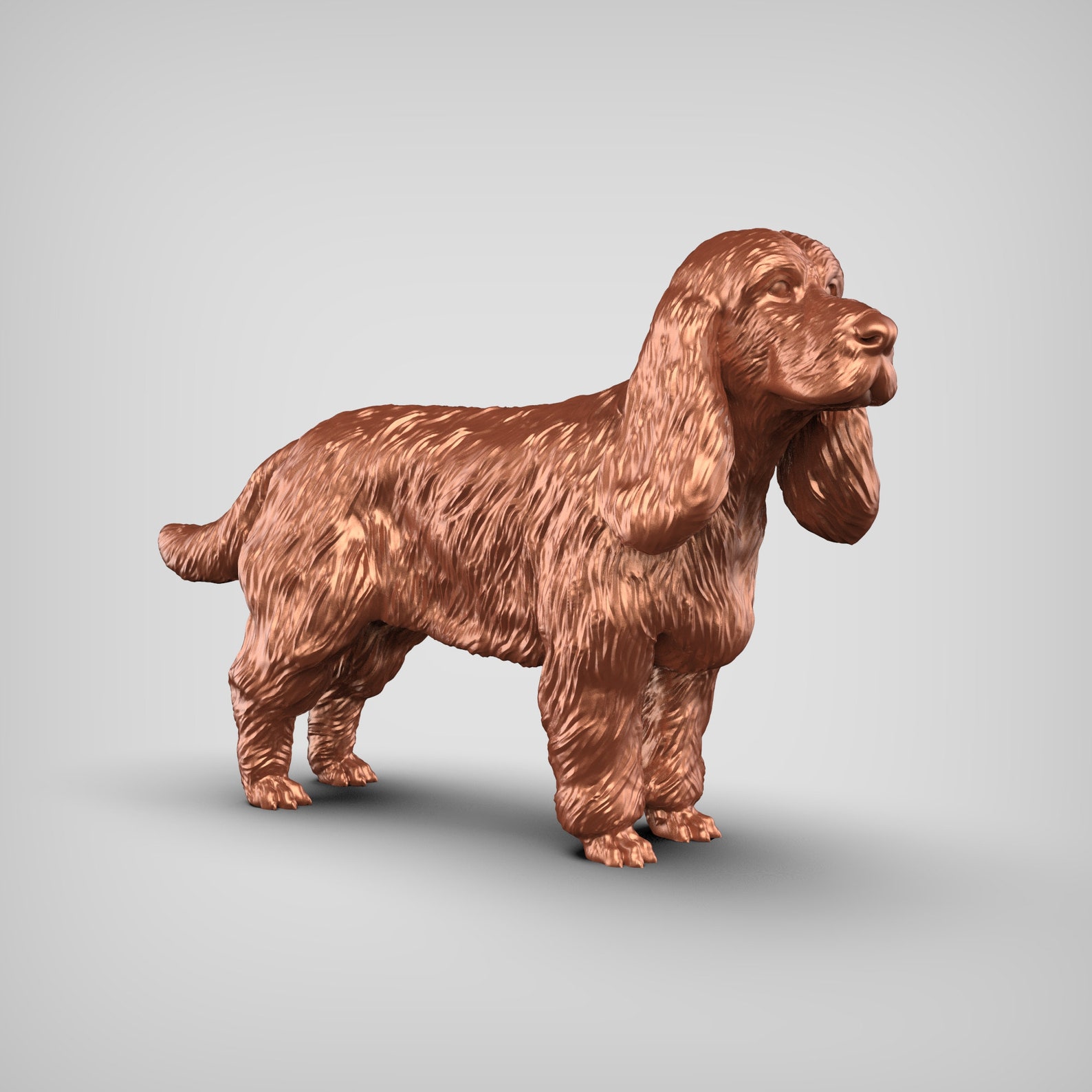 Inglés Cocker Spaniel STL Archivo 3D Print Modelo V1 - Etsy España