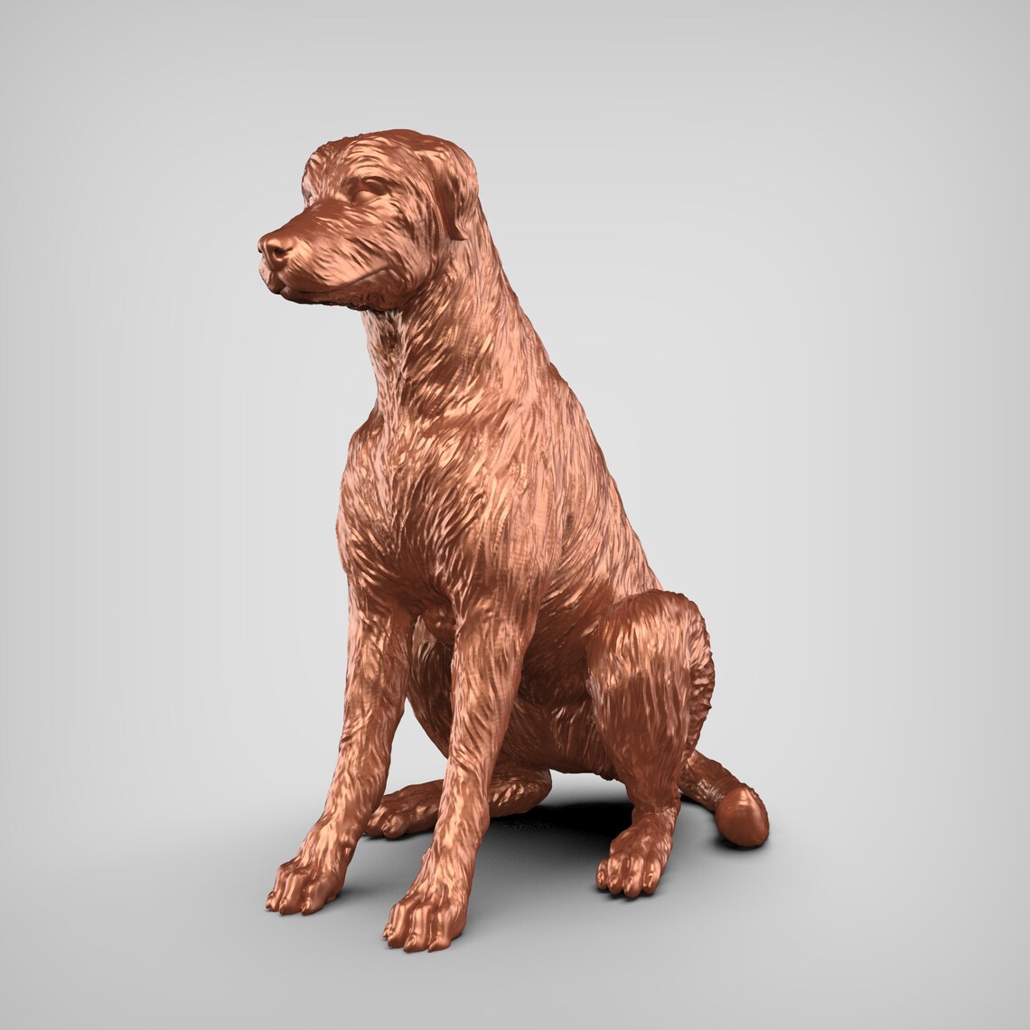 Irish Wolfhound STL File 3D Print Model V2 - Etsy