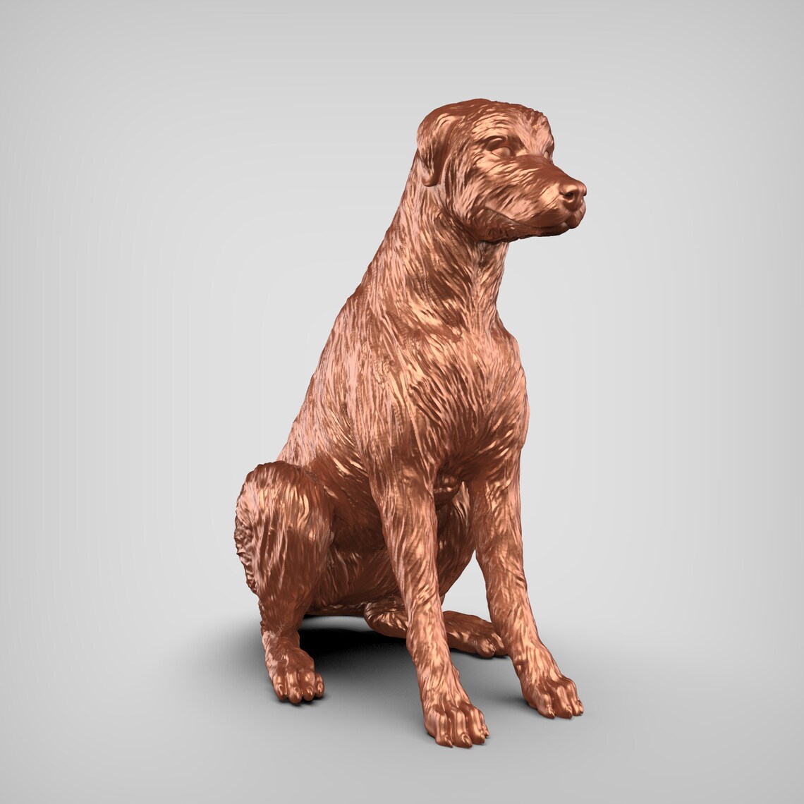 Irish Wolfhound STL File 3D Print Model V2 - Etsy