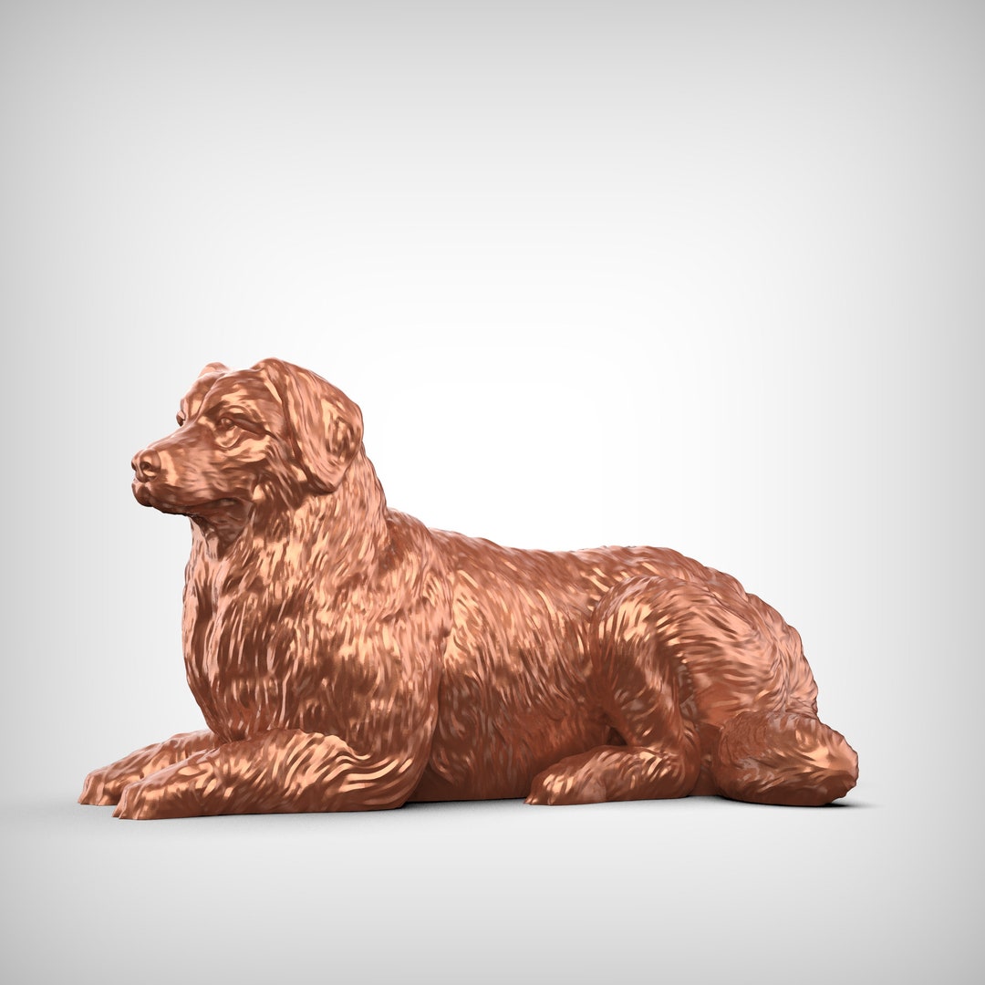 Bernese Mountain Dog 3D Print Model Pose 08 - Etsy