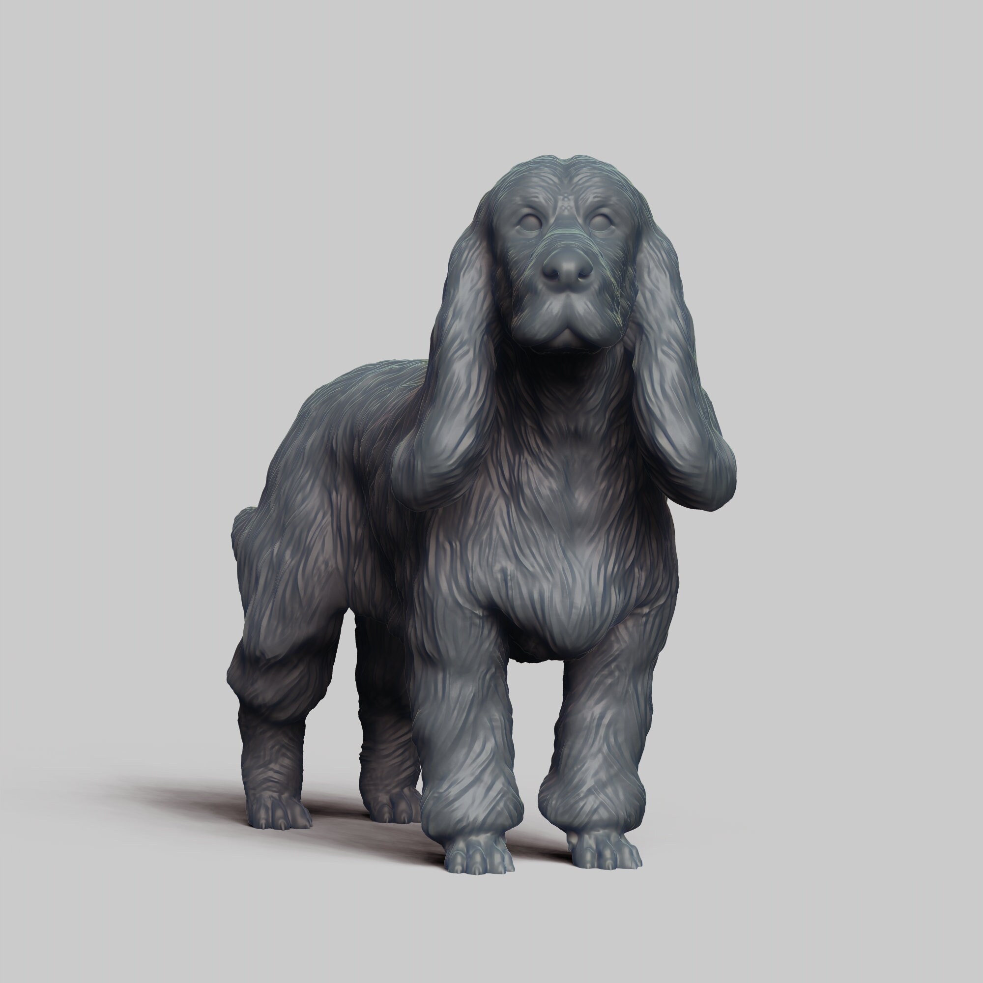 English Cocker Spaniel STL File 3D Print Model V1 | Etsy