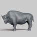 American Bison STL File 3D Print Model Pose 02 - Etsy