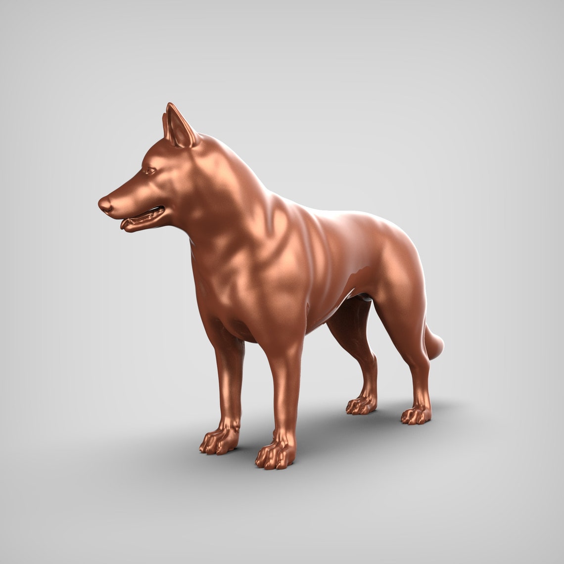Siberian Husky STL File 3D Print Model Pose 01 - Etsy