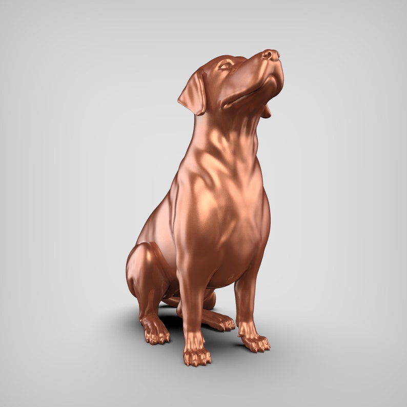 Labrador Retriever STL Archivo de impresión 3D Modelo Pose 02 - Etsy México