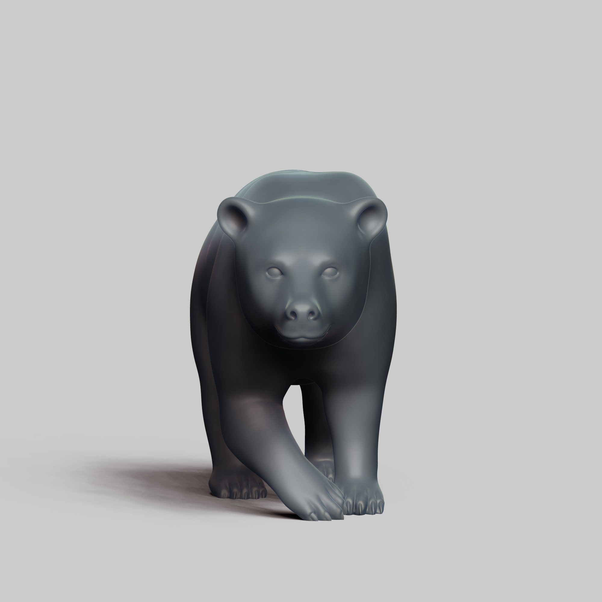 Black Bear STL File 3D Print Model Pose 03 - Etsy