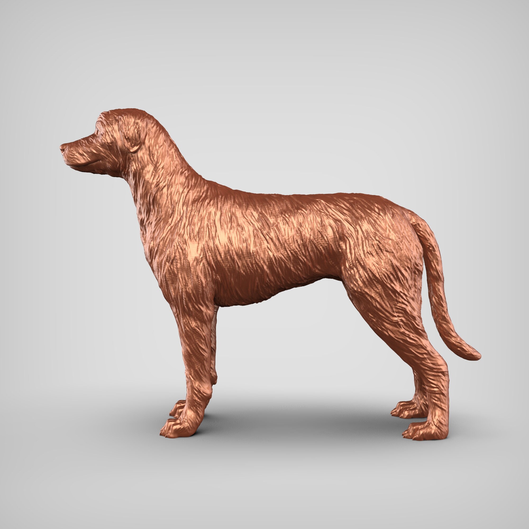 Irish Wolfhound STL File 3D Print Model V3 | Etsy