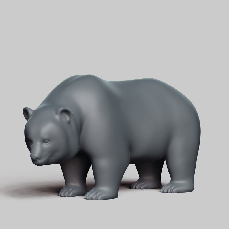 Giant Panda STL File 3D Print Model Pose 01 - Etsy