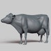 Dairy Cow STL File 3D Print Model Pose 01 - Etsy