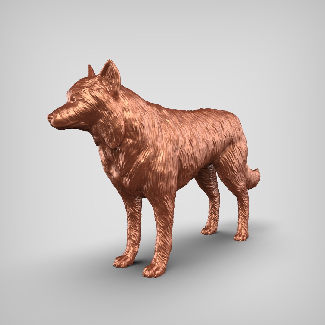 Border Collie STL File 3D Print Model V1 - Etsy