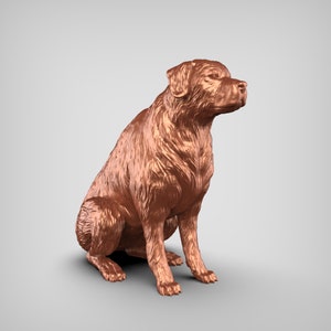 Golden Retriever STL File 3D Print Model V2 - Etsy