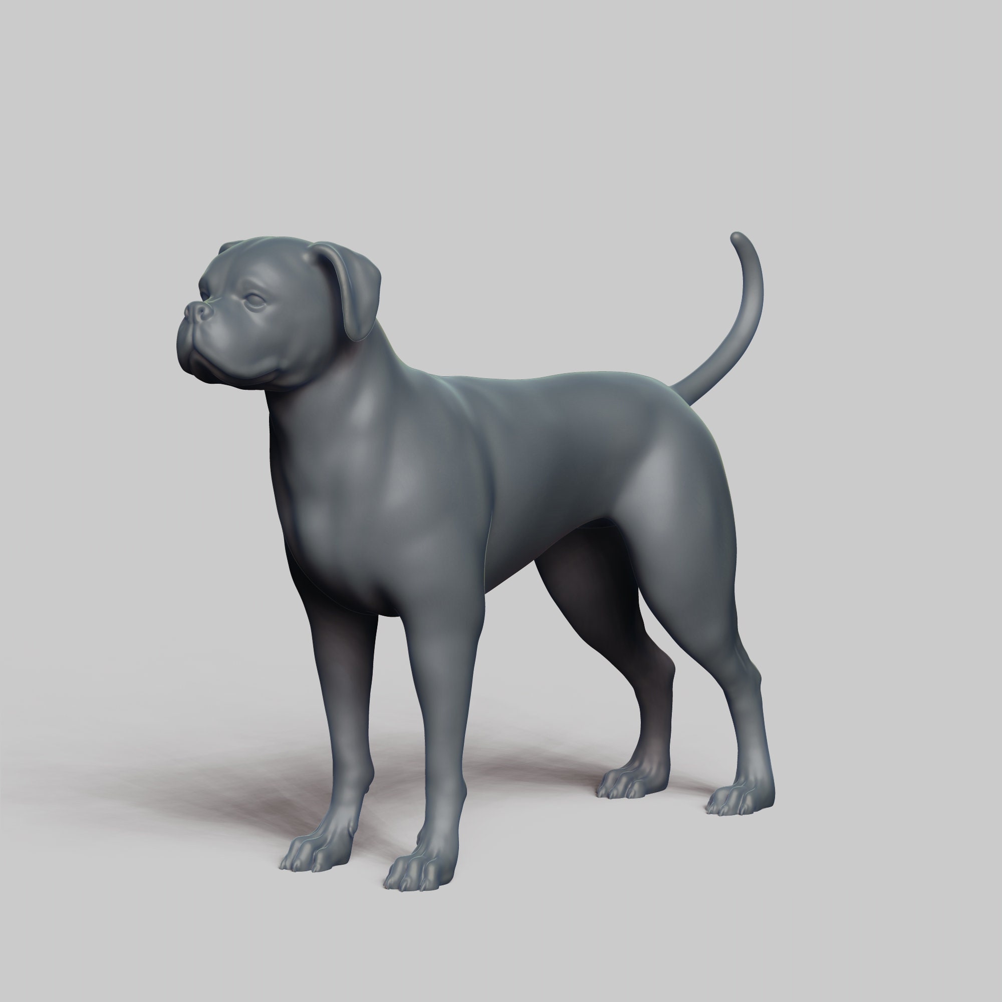 Boxer Dog STL File 3D Print Model V3 | Etsy Ireland