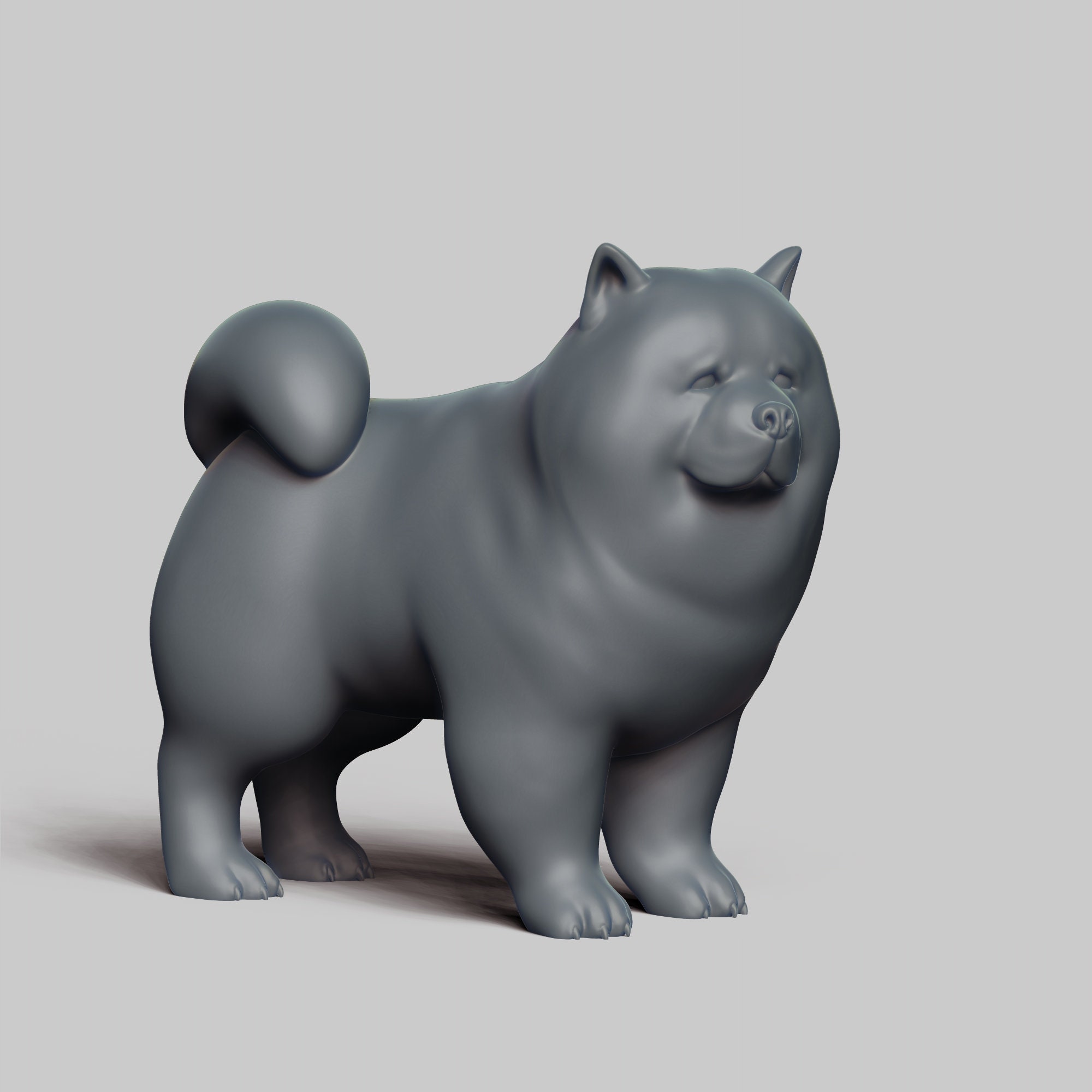 Chow Chow STL File 3D Print Model V1 | Etsy