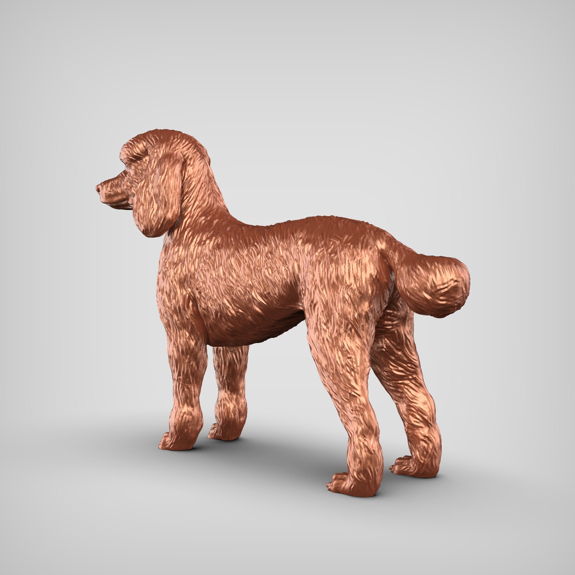Large Poodle STL File 3D Print Model V1 - Etsy