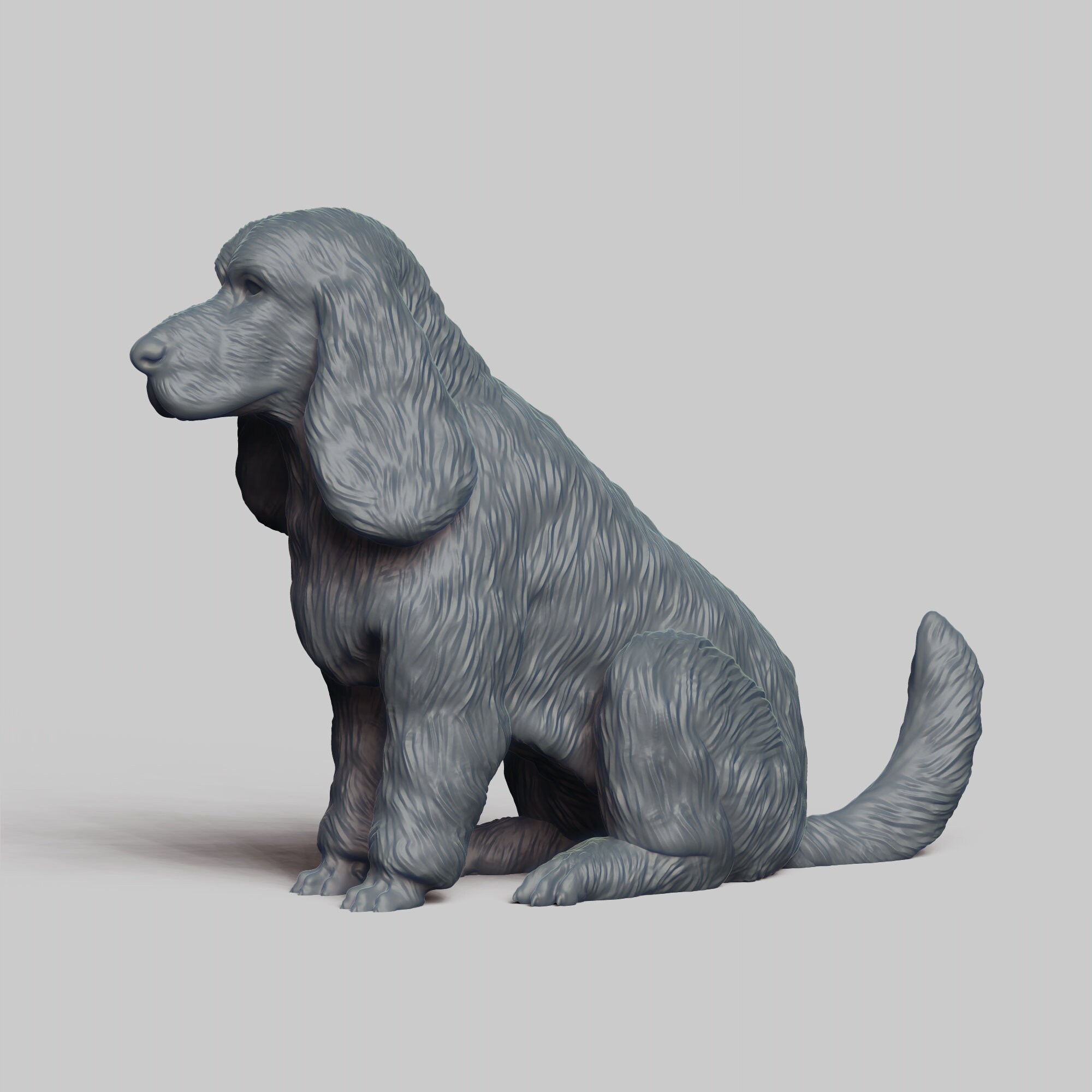English Cocker Spaniel STL File 3D Print Model V2 - Etsy Australia