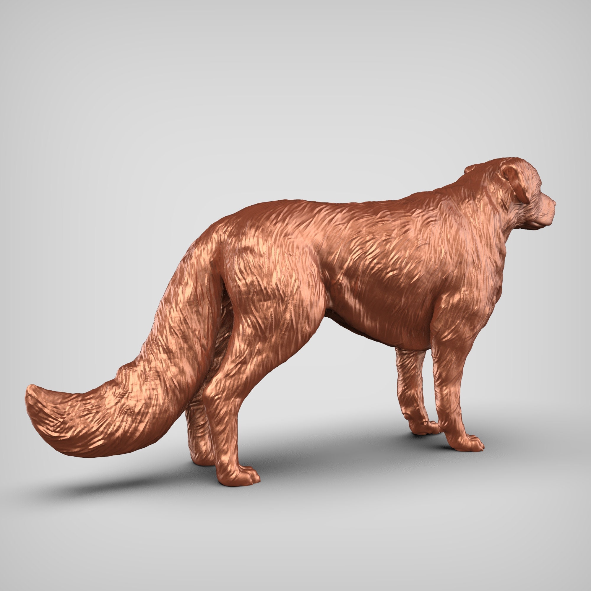 Golden Retriever STL File 3D Print Model V3 - Etsy Canada