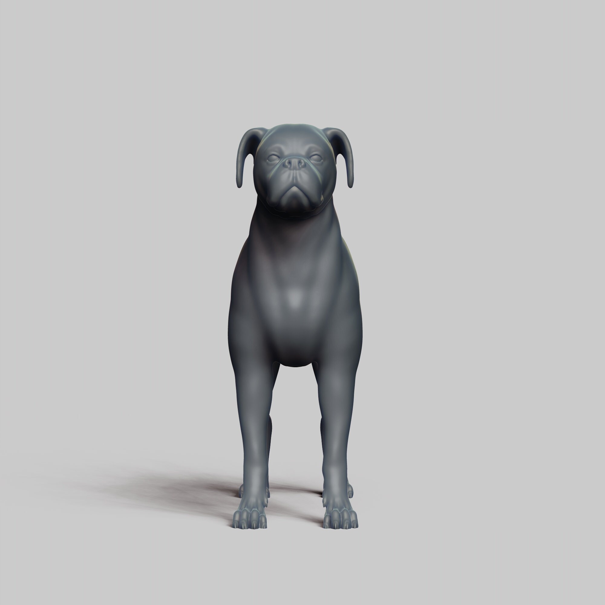 Boxer Dog STL File 3D Print Model V3 | Etsy