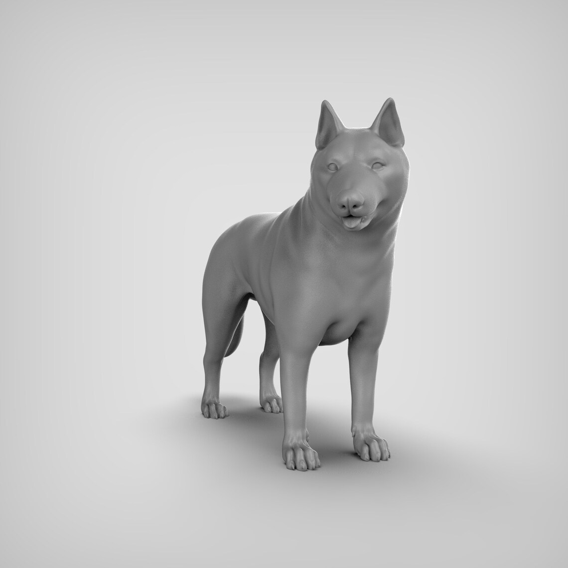 Siberian Husky STL File 3D Print Model Pose 01 - Etsy