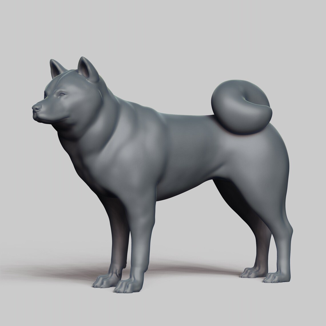 Shiba Inu STL File 3D Print Model V1 - Etsy