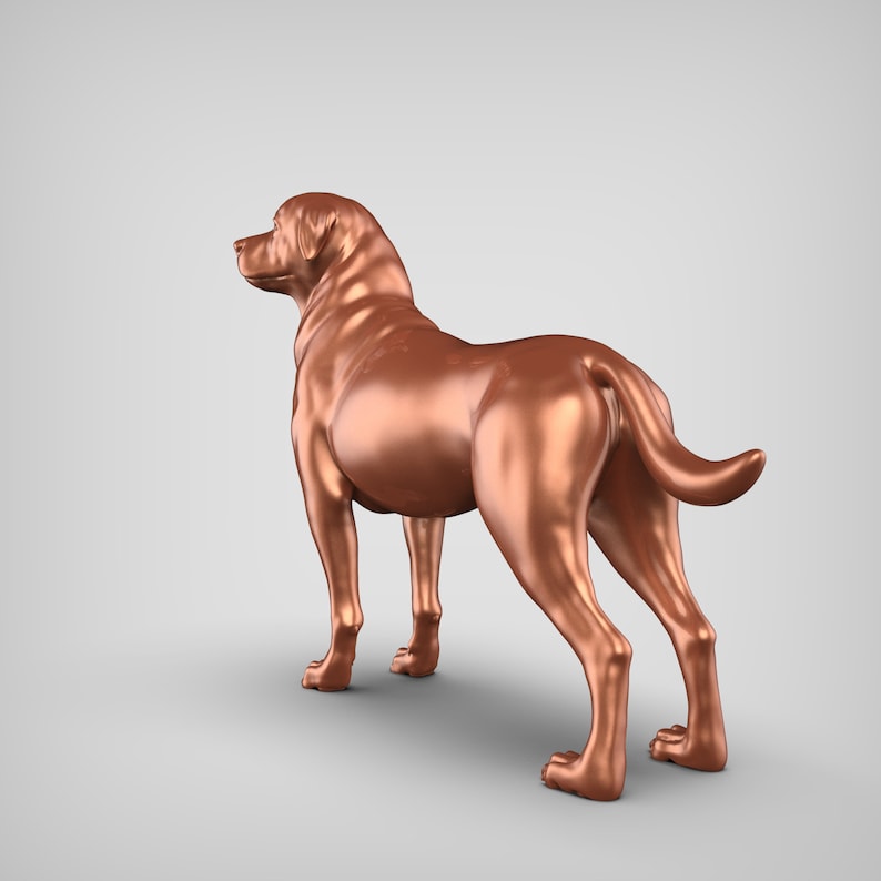 Rottweiler STL File 3D Print Model Pose 01 - Etsy