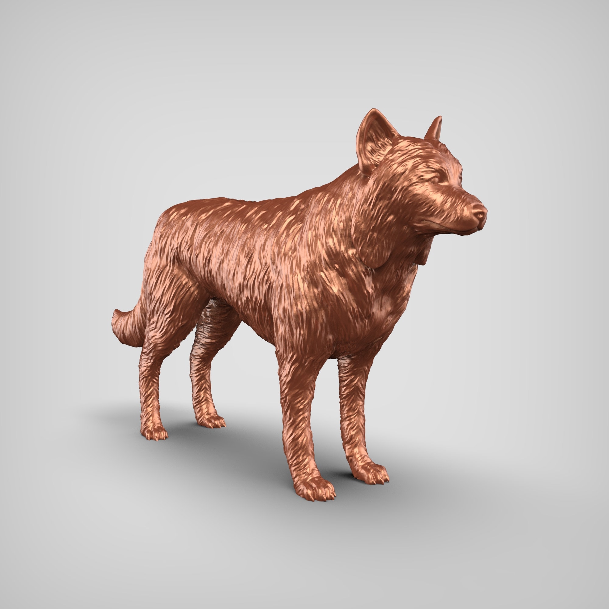 Border Collie STL File 3D Print Model V3 | Etsy